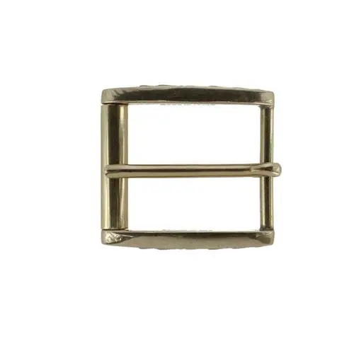 Trafalgar 35mm Roller Harness Belt Buckle - Polish Brass