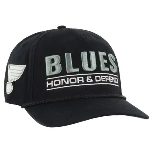 '47 St. Louis Blues Oht Hitch Adjustable Hat - Black
