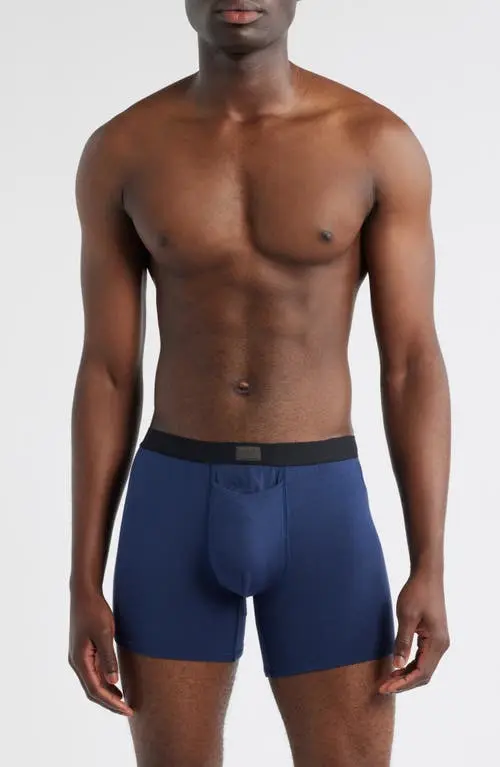 Lunya Stretch Modal Boxer Briefs - Deep Blue