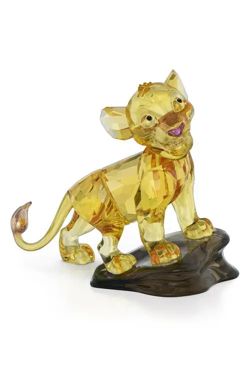 SWAROVSKI X Disney® The Lion King Simba Figurine - Yellow