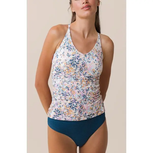 NANI V-neck Tankini Top - Caspian