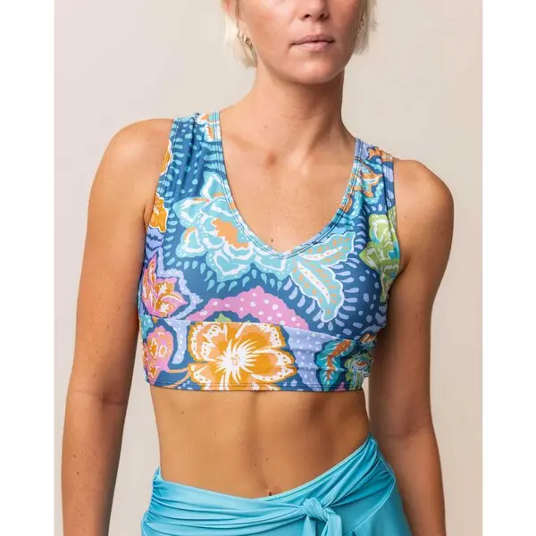 NANI Twist Crop Swim Top - Emi