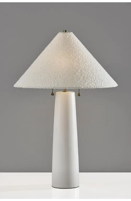 ADESSO Waylon Table Lamp - White