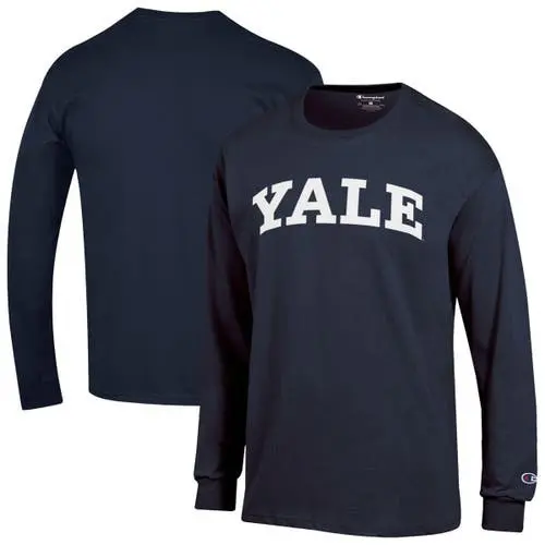 Champion Yale Bulldogs Basic Arch Long Sleeve T-shirt