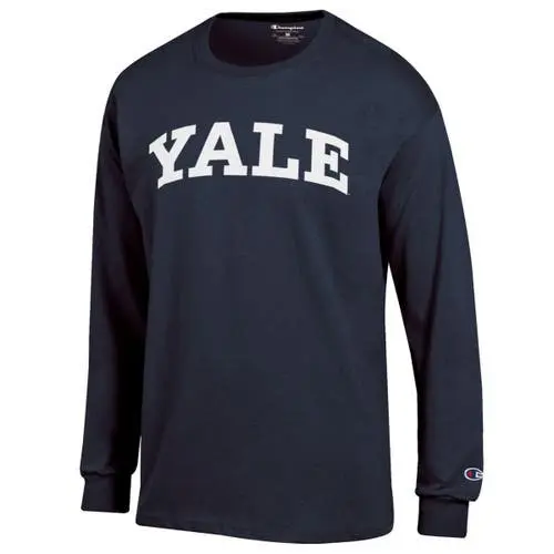 Champion Yale Bulldogs Basic Arch Long Sleeve T-shirt