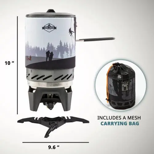 HIKE CREW Portable Stove & Cooking System With 1l Pot