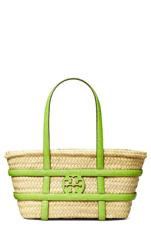 Tory Burch Ella Small Straw Basket Tote