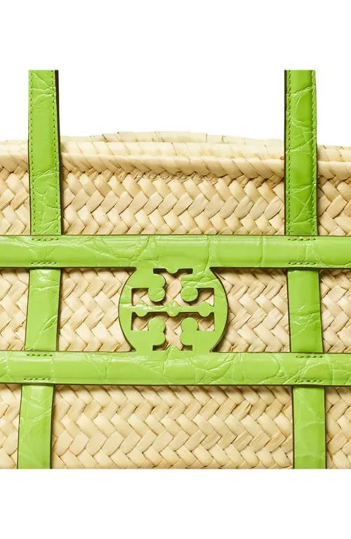 Tory Burch Ella Small Straw Basket Tote