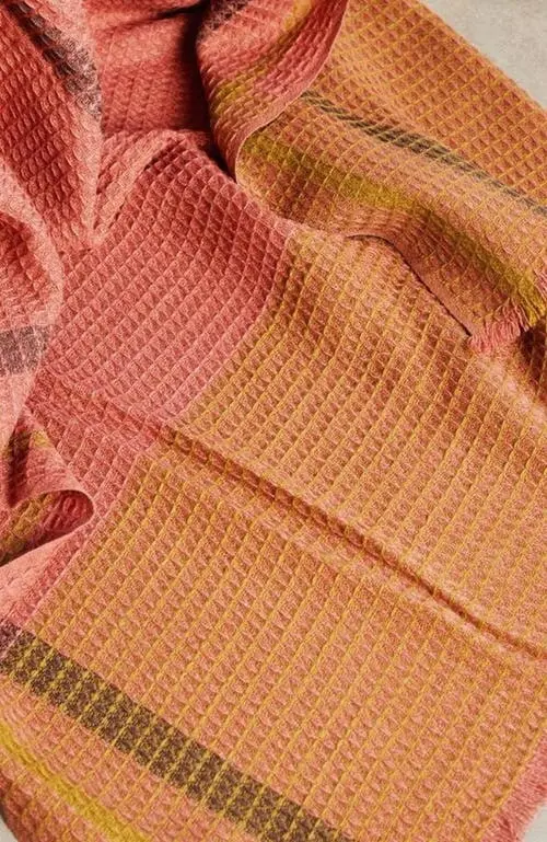 STUDIO VARIOUSLY Cocoon Merino Waffle Handloom Throw