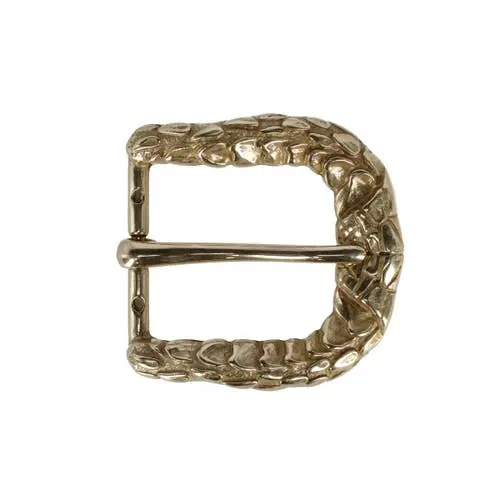 Trafalgar 35mm Solid Brass Harness Belt Buckle - Polished Brass