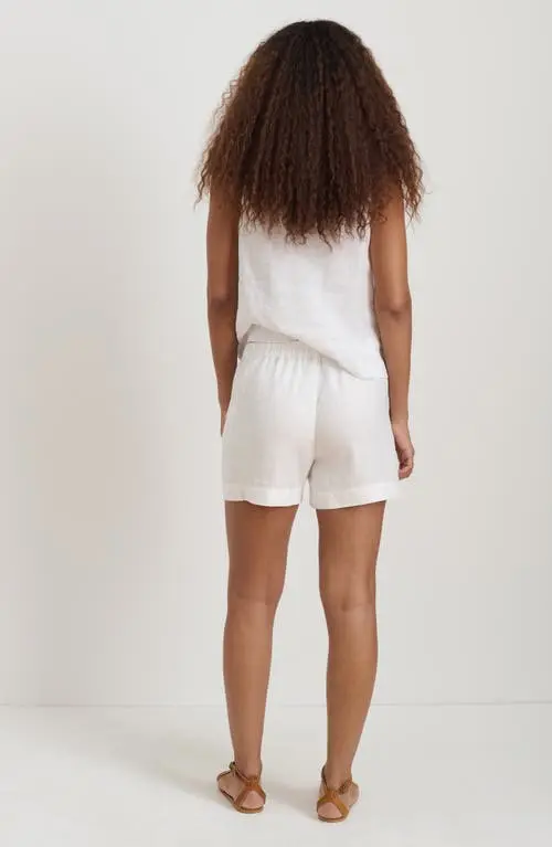 ALEX MILL Sidney Tie Neck Sleeveless Linen Top