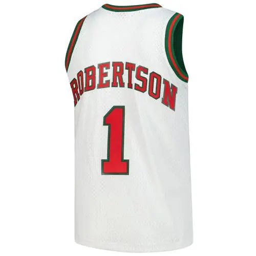Mitchell & Ness Oscar Robertson Milwaukee Bucks Hardwood Classics Swingman Jersey - White