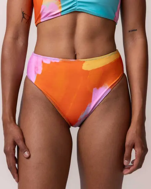 NANI Reversible High-leg Bikini Bottom - Isadora
