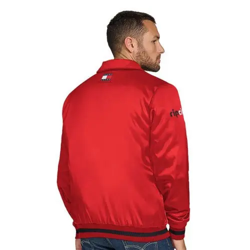 Tommy Hilfiger Portland Trail Blazers Jacob Varsity Jacket - Red