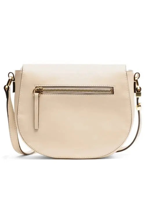 FRANCES VALENTINE Mini Ellen Leather Crossbody Bag - Oyster