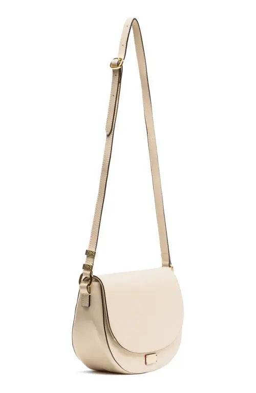 FRANCES VALENTINE Mini Ellen Leather Crossbody Bag - Oyster