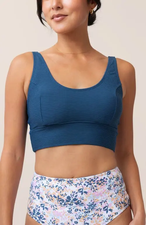 NANI Avant Crop Swim Top - Coastal