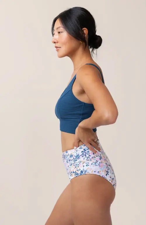 NANI Avant Crop Swim Top - Coastal
