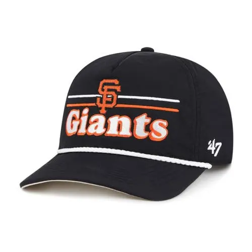 '47 San Francisco Giants Campscape Hitch Adjustable Hat - Black