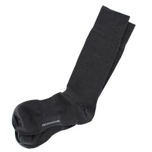 Trafalgar Santana Solid Mid-calf Merino Wool Socks