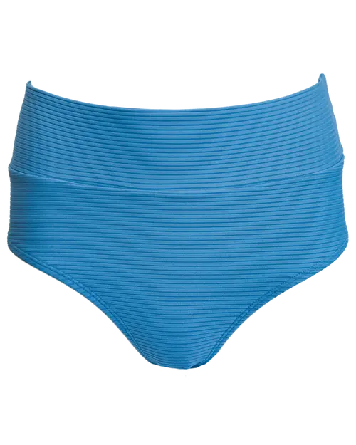 NANI Flat Rib Mid Rise Bikini Bottom - Monica