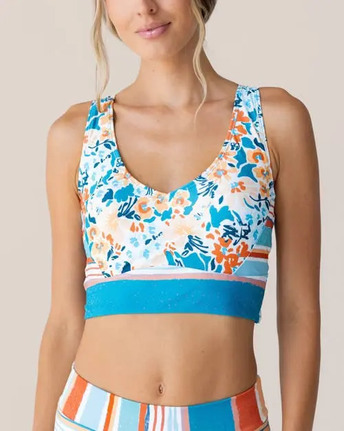 NANI Underwire V-neck Swim Crop - Arches