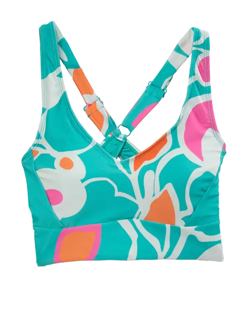 NANI Underwire V-neck Swim Crop - Ella