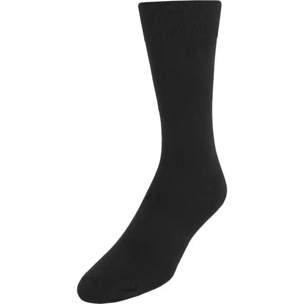 Trafalgar Sasha Mid-calf Pima Cotton Socks - Charcoal