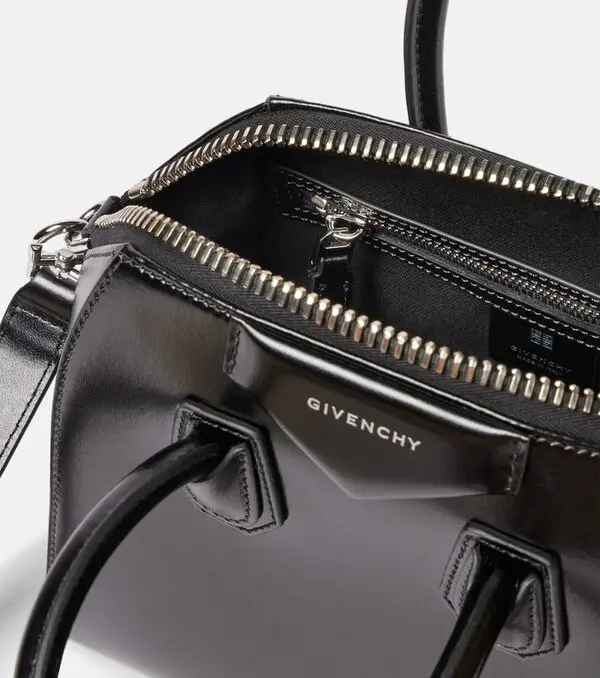 Givenchy Antigona Mini Leather Tote Bag - Black