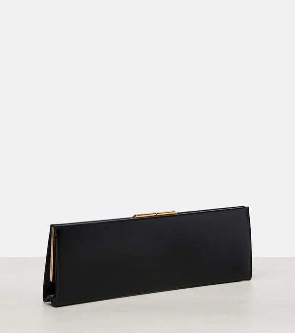 Saint Laurent Midnight Small Leather Clutch