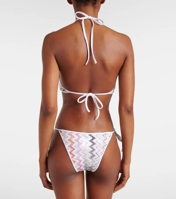 Missoni Zigzag Halterneck Bikini - Multicoloured