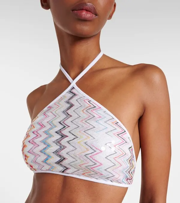Missoni Zigzag Halterneck Bikini - Multicoloured