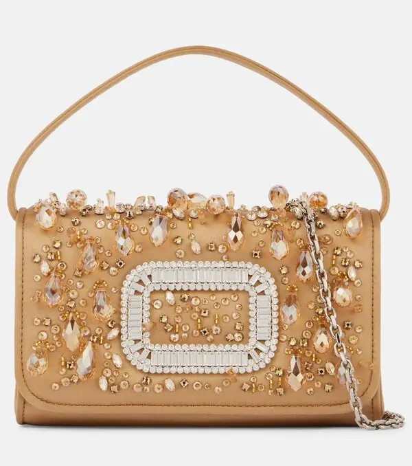 ROGER VIVIER Pilgrim Micro Embellished Shoulder Bag
