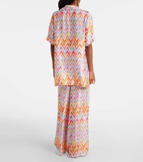Missoni Zigzag Oversized Shirt - Orange