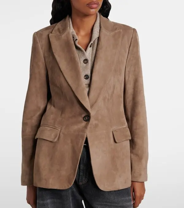 Brunello Cucinelli Suede Blazer