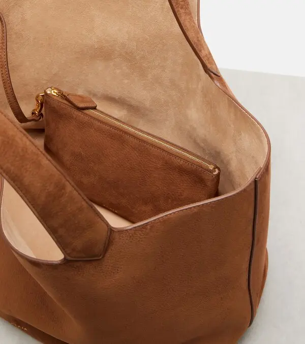 Alaïa Le Cabas Leather Tote Bag - Brown
