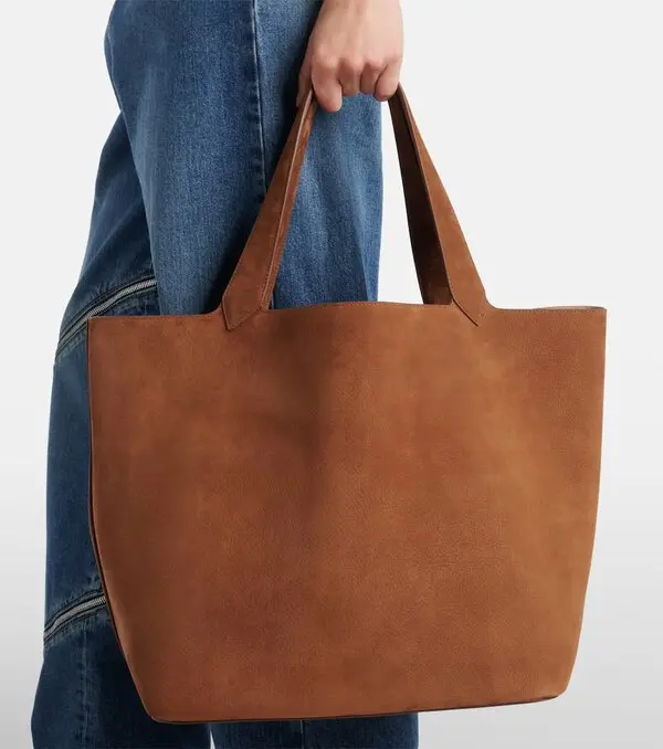 Alaïa Le Cabas Leather Tote Bag - Brown