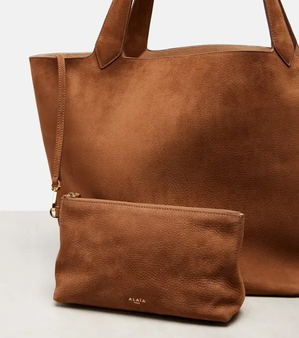 Alaïa Le Cabas Leather Tote Bag - Brown