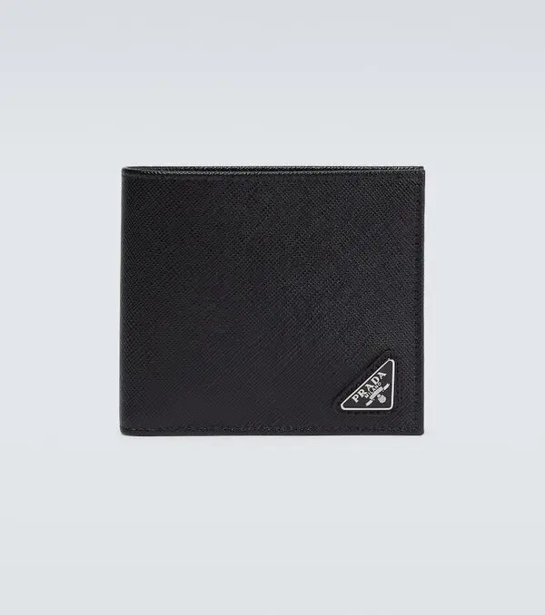 Prada Saffiano Leather Wallet - Black