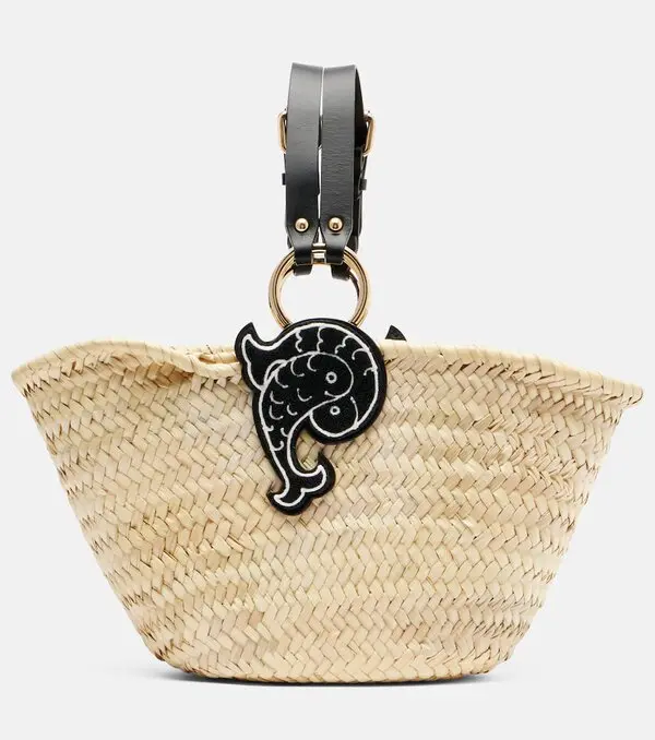 Emilio Pucci Straw Basket Bag