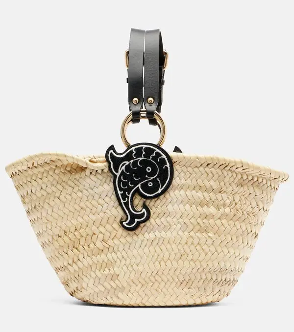 Emilio Pucci Straw Basket Bag - Neutrals