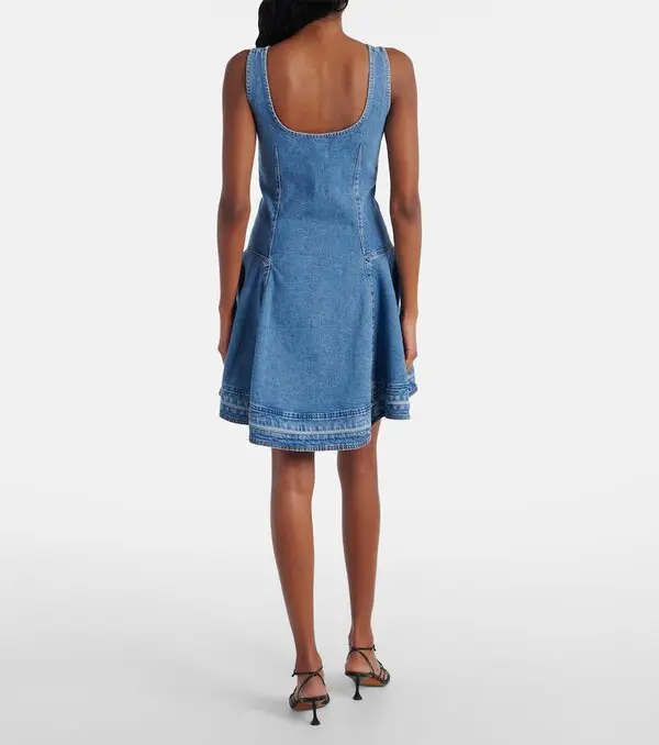 Simkhai Eleodra Denim Mini Dress