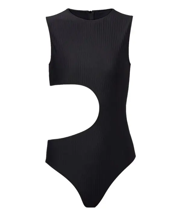 Alaïa Cutout Swimsuit - Black