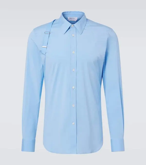 Alexander McQueen Cotton-blend Poplin Shirt