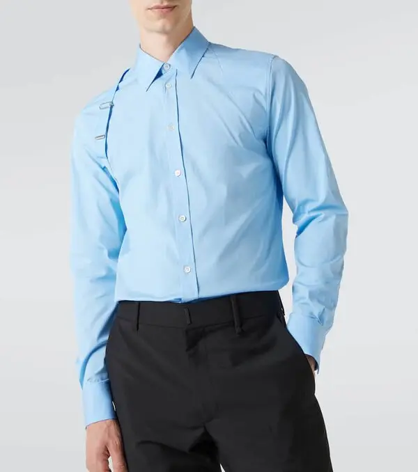 Alexander McQueen Cotton-blend Poplin Shirt