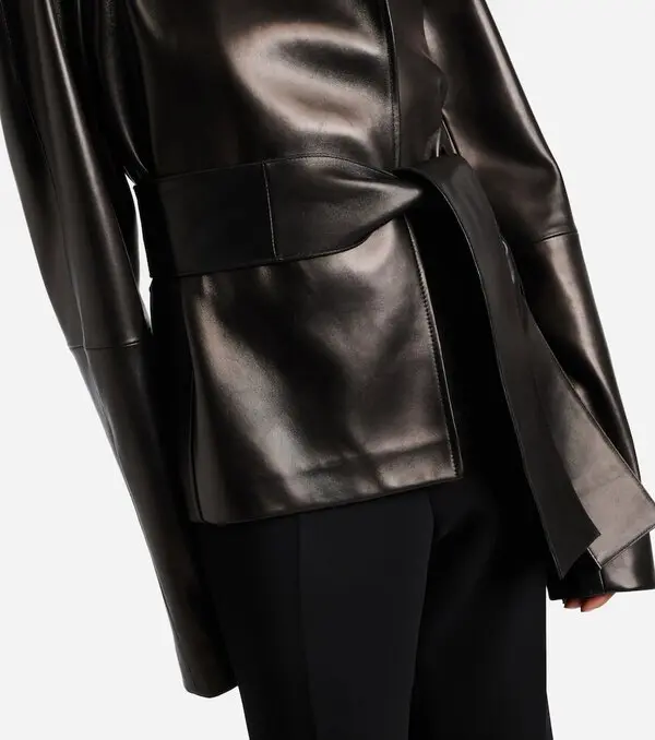 Khaite Edith Leather Jacket
