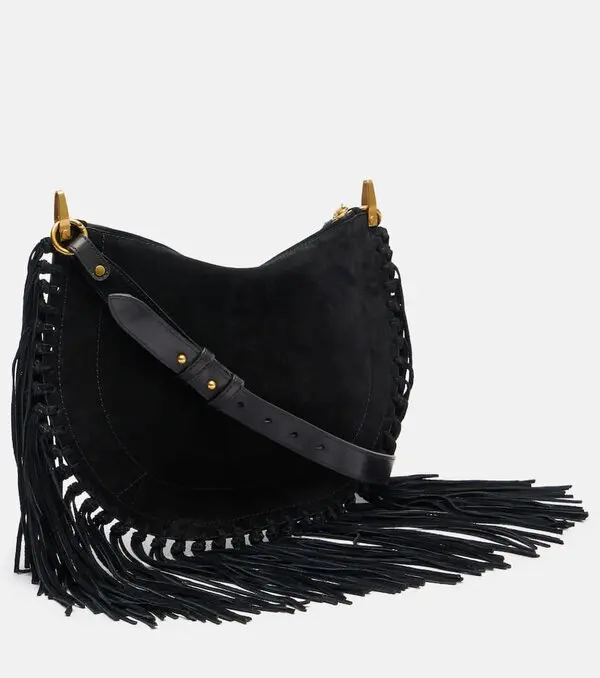 Isabel Marant Oskan Soft Small Suede Shoulder Bag