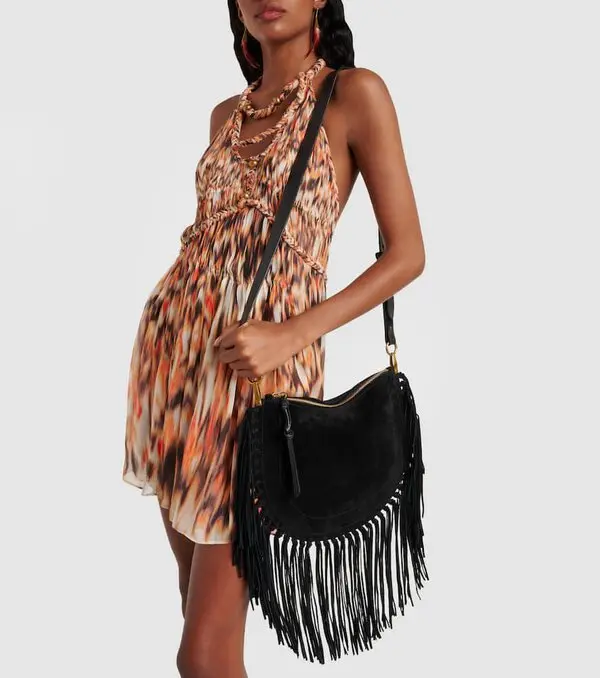 Isabel Marant Oskan Soft Small Suede Shoulder Bag