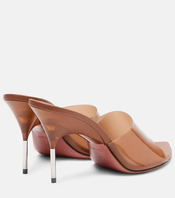Amina Muaddi Bianca 95 Mules