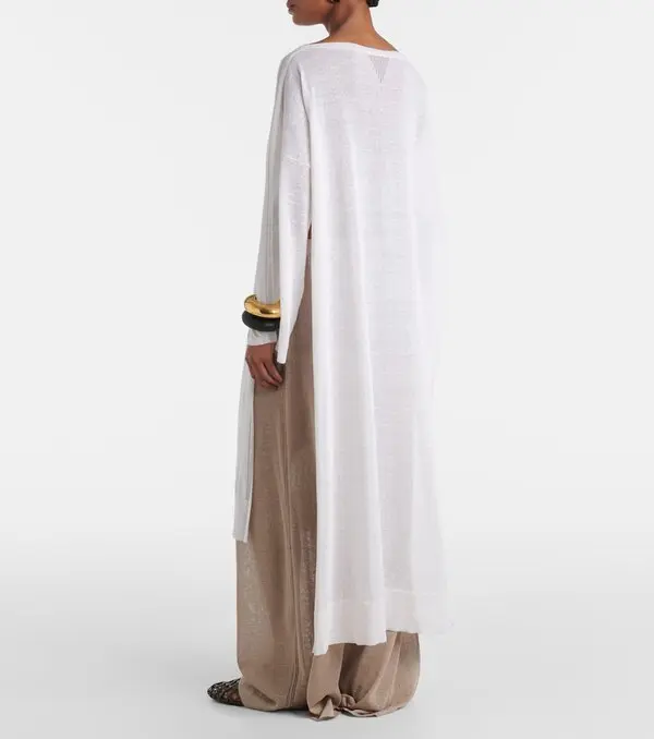 Alaïa Linen And Silk Kaftan